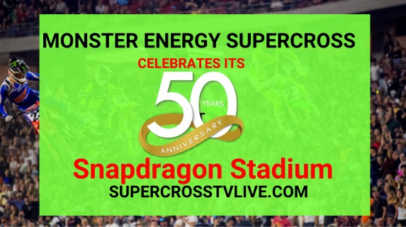 AMA Supercross celebrates 50th anniversary at Snapdragon Sta