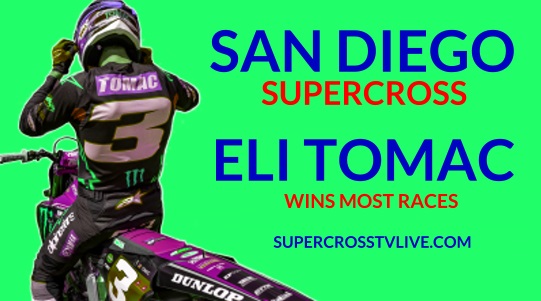 San Diego SX 2024 by the numbers: Eli Tomac wins several rac
