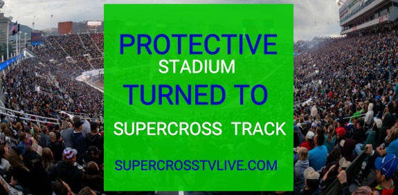 Protective Stadium Turned to Supercross Track with 26 millio